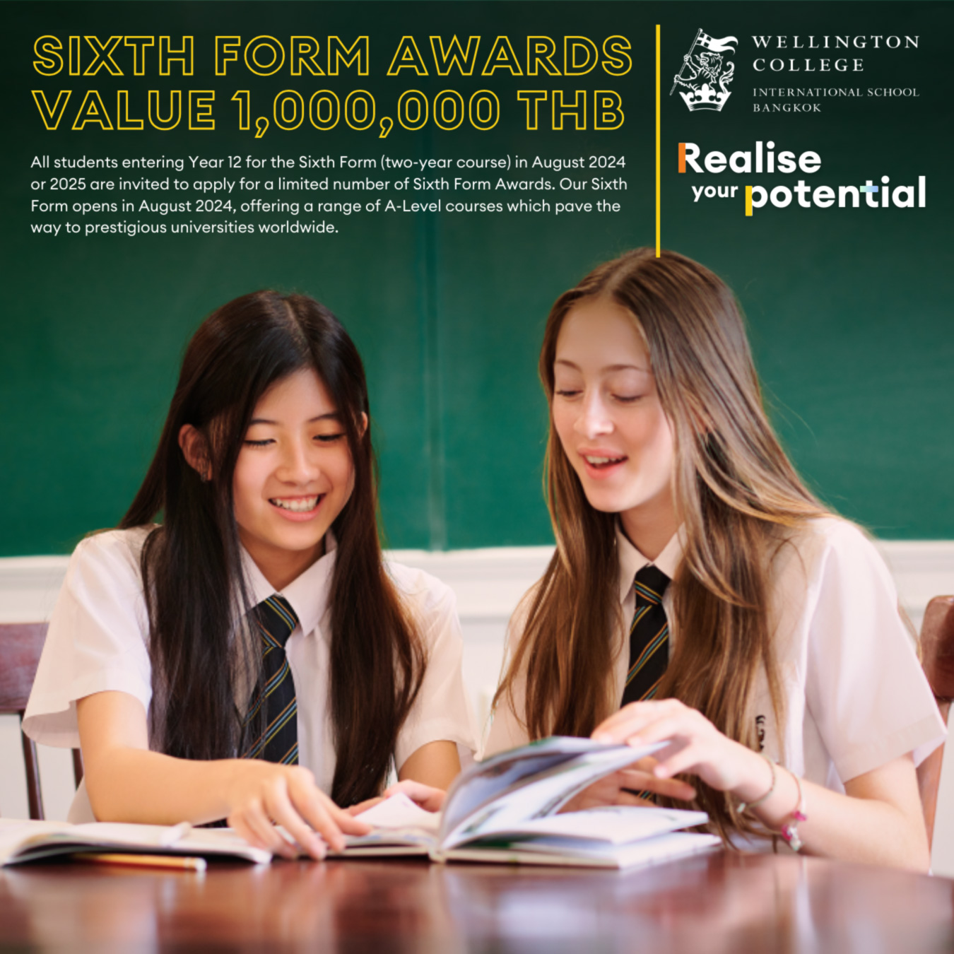 Sixth Form | Wellington College International School Bangkok